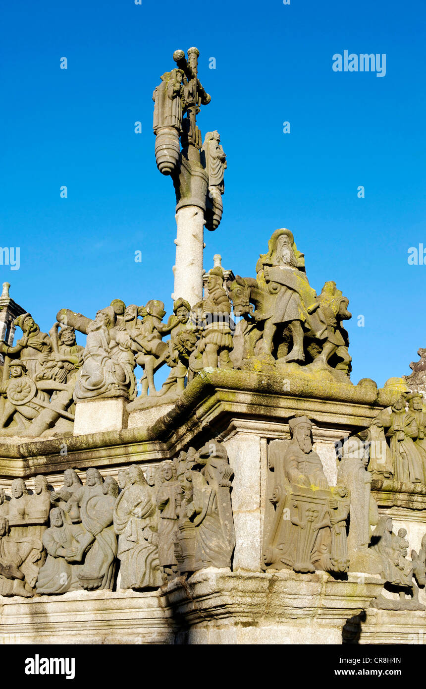 France, Finistere, Guimiliau, churchyard, calvary Stock Photo - Alamy
