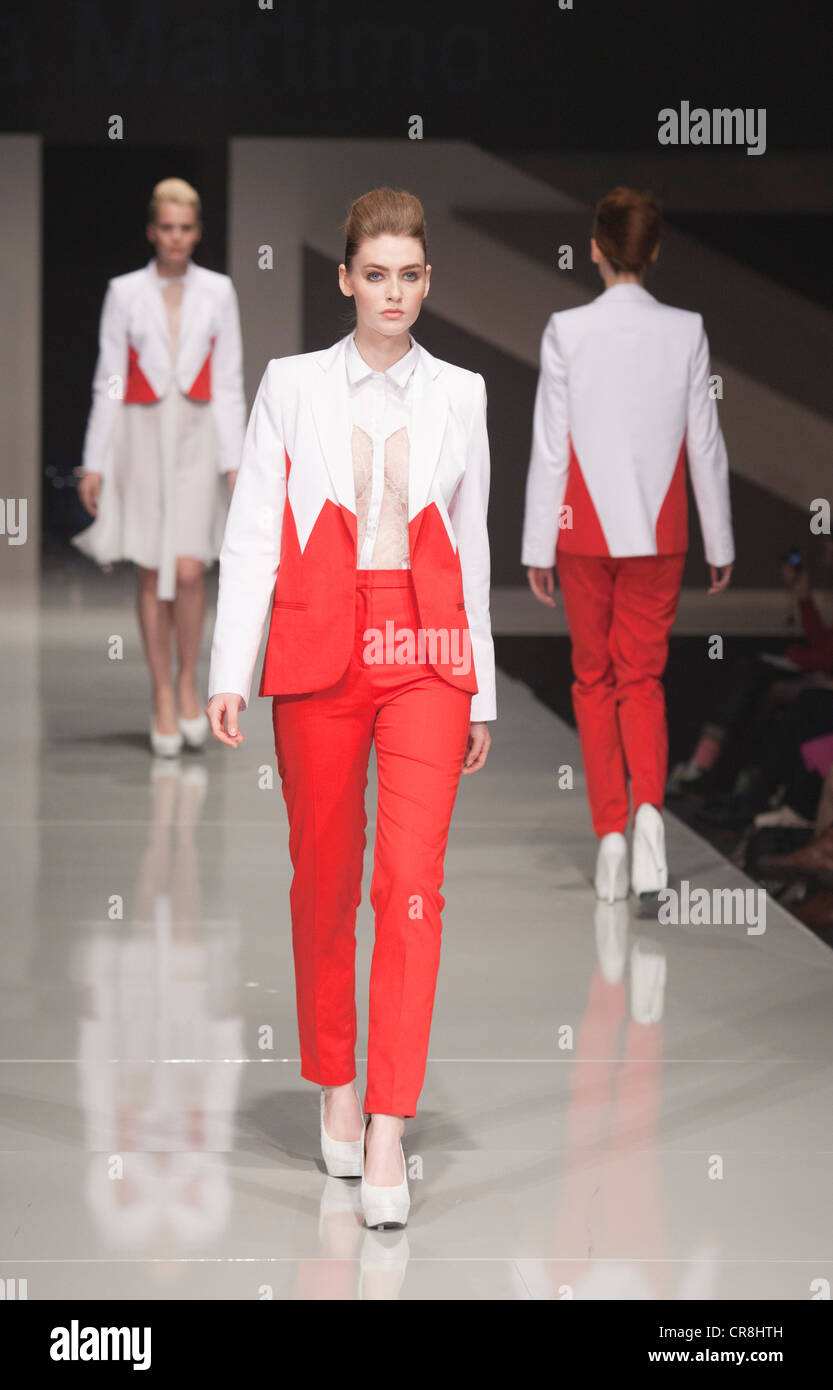 Graduate Fashion Week 2012, Gala Catwalk Show at the end of the event ...