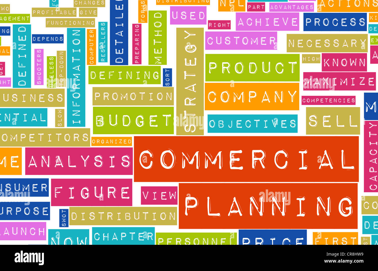 Commercial Planning in a Business Company Concept Stock Photo - Alamy