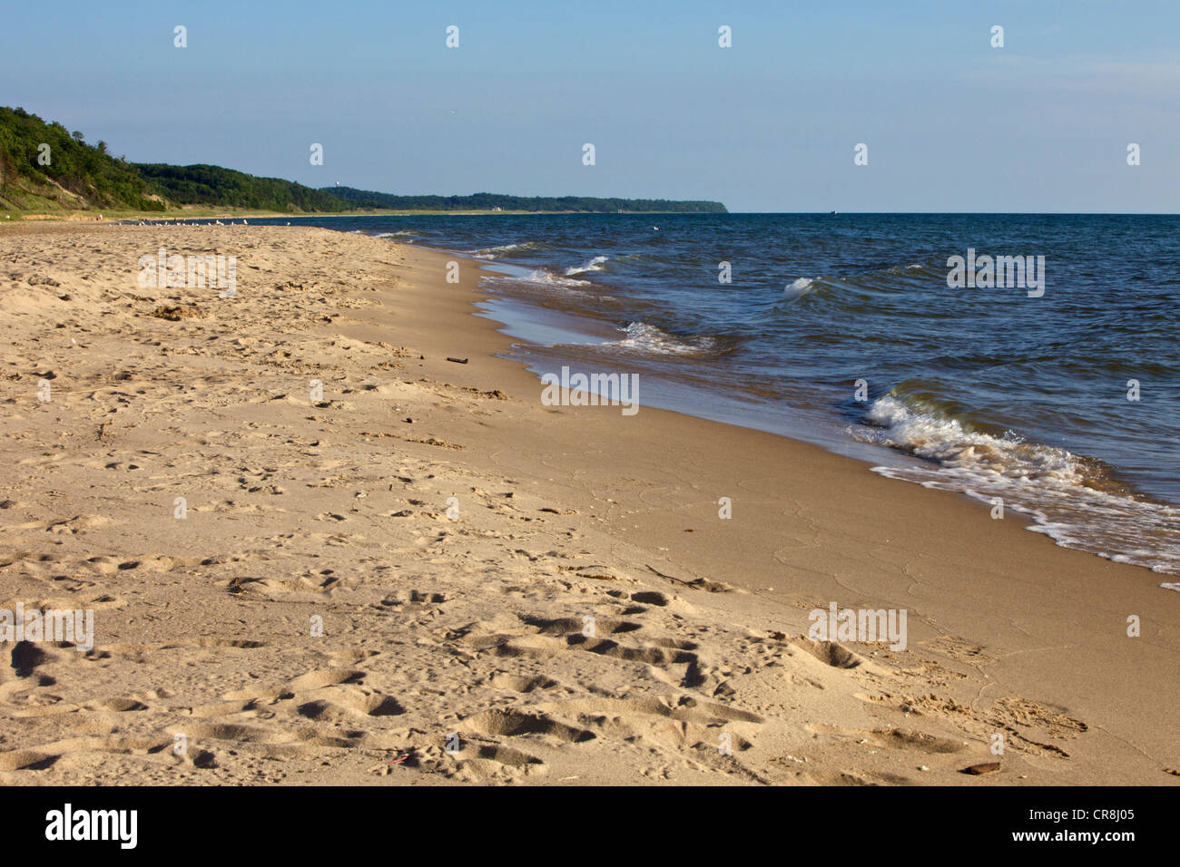 Lake Michigan beach in southwest Michigan Stock Photo - Alamy