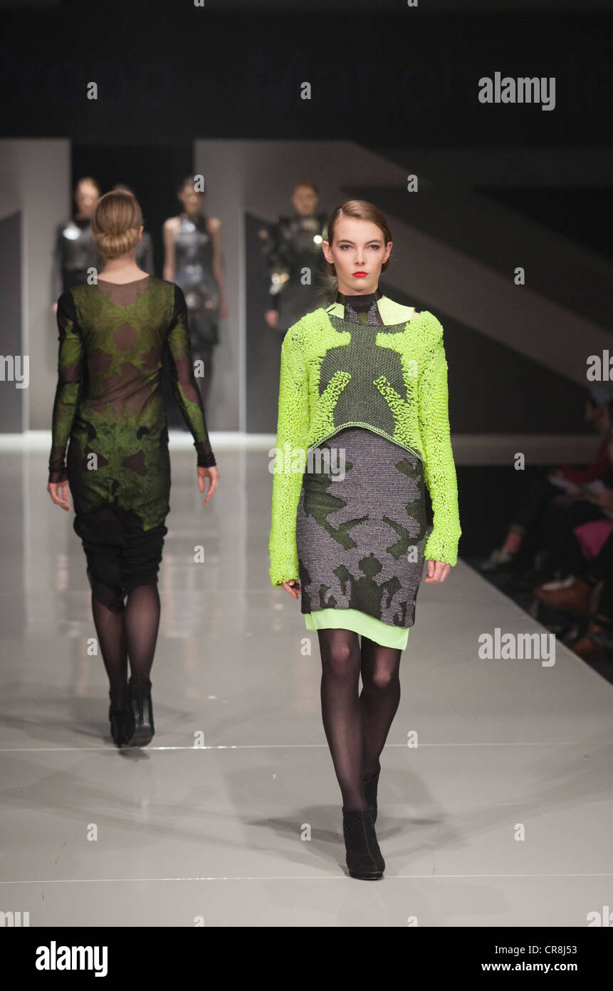 Graduate Fashion Week 2012, Gala Catwalk Show at the end of the event ...