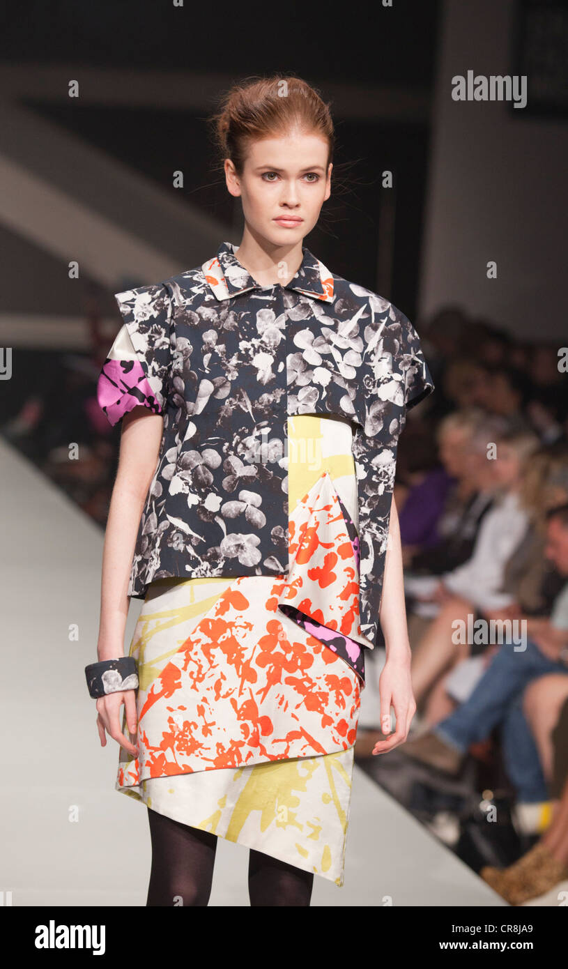 Graduate Fashion Week 2012, Gala Catwalk Show at the end of the event ...