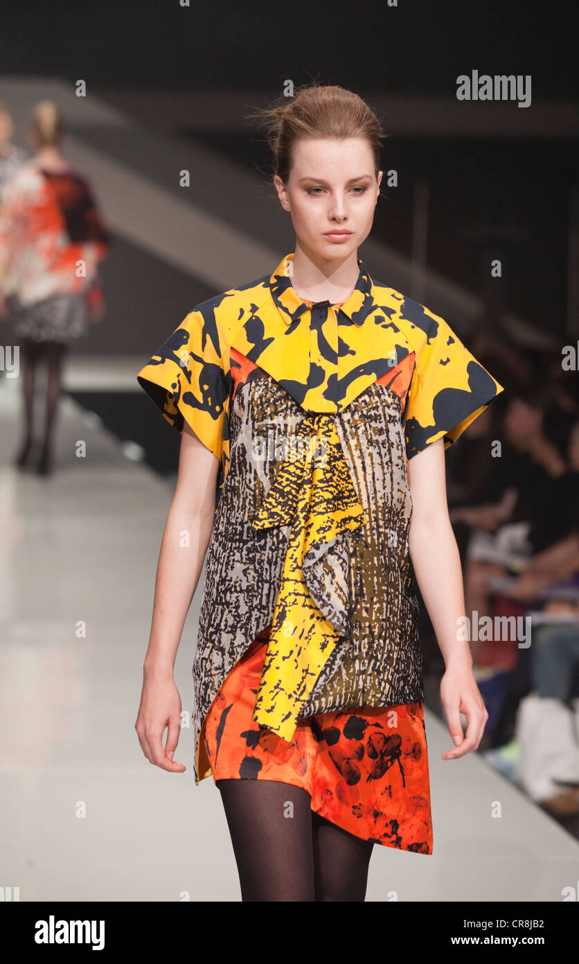 Graduate Fashion Week 2012, Gala Catwalk Show at the end of the event ...