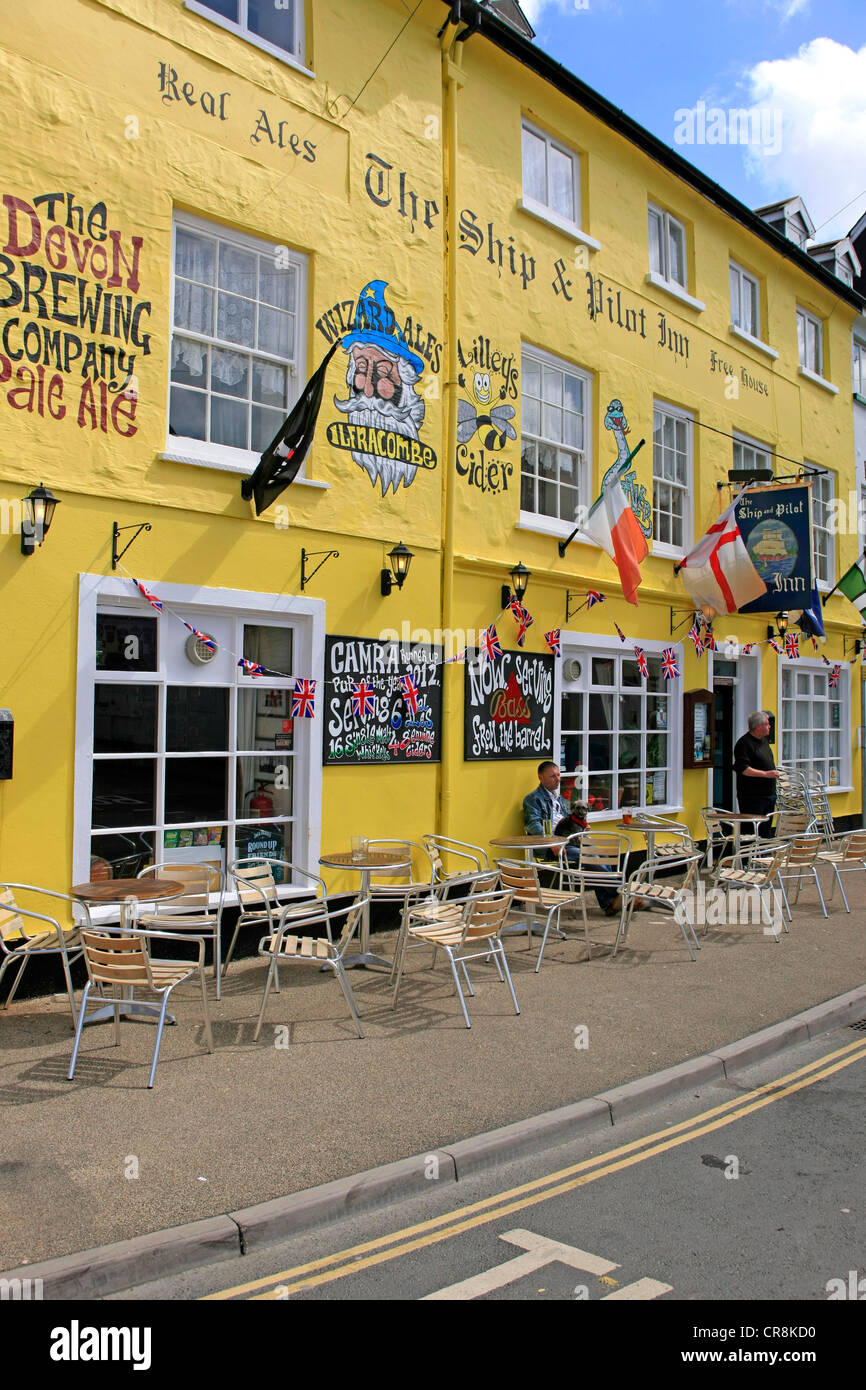 The Ship & Pilot Inn at Ilfracombe Devon Stock Photo - Alamy