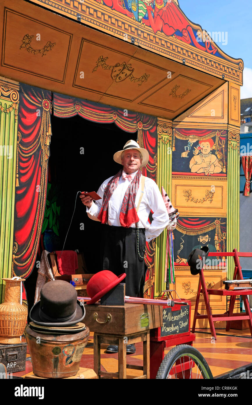 All the fun of the Victorian Fair at Ilfracombe Devon Stock Photo - Alamy