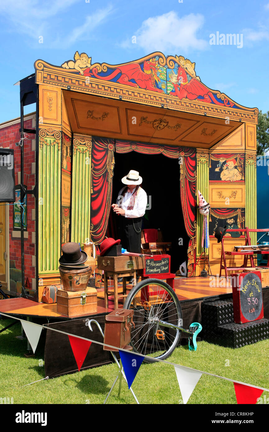 All the fun of the Victorian Fair at Ilfracombe Devon Stock Photo - Alamy