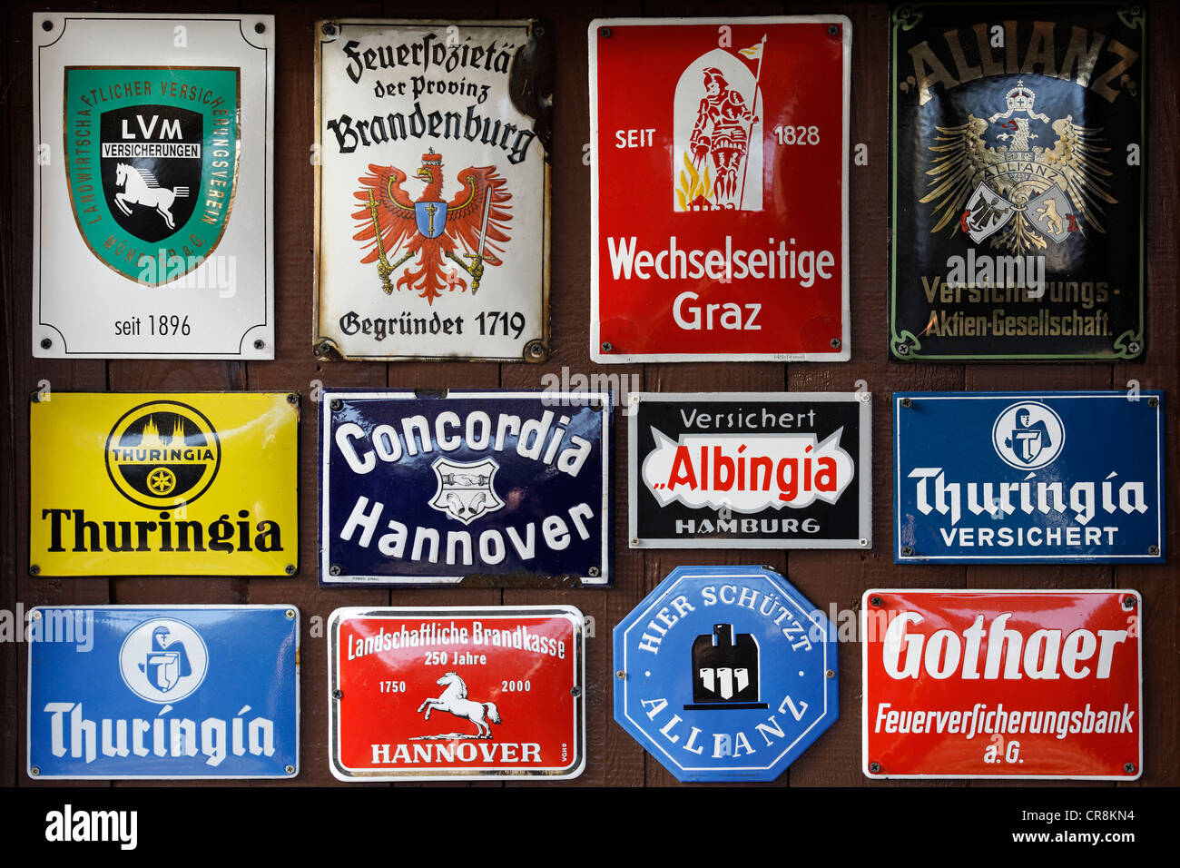 Different logos and emblems hi-res stock photography and images - Alamy