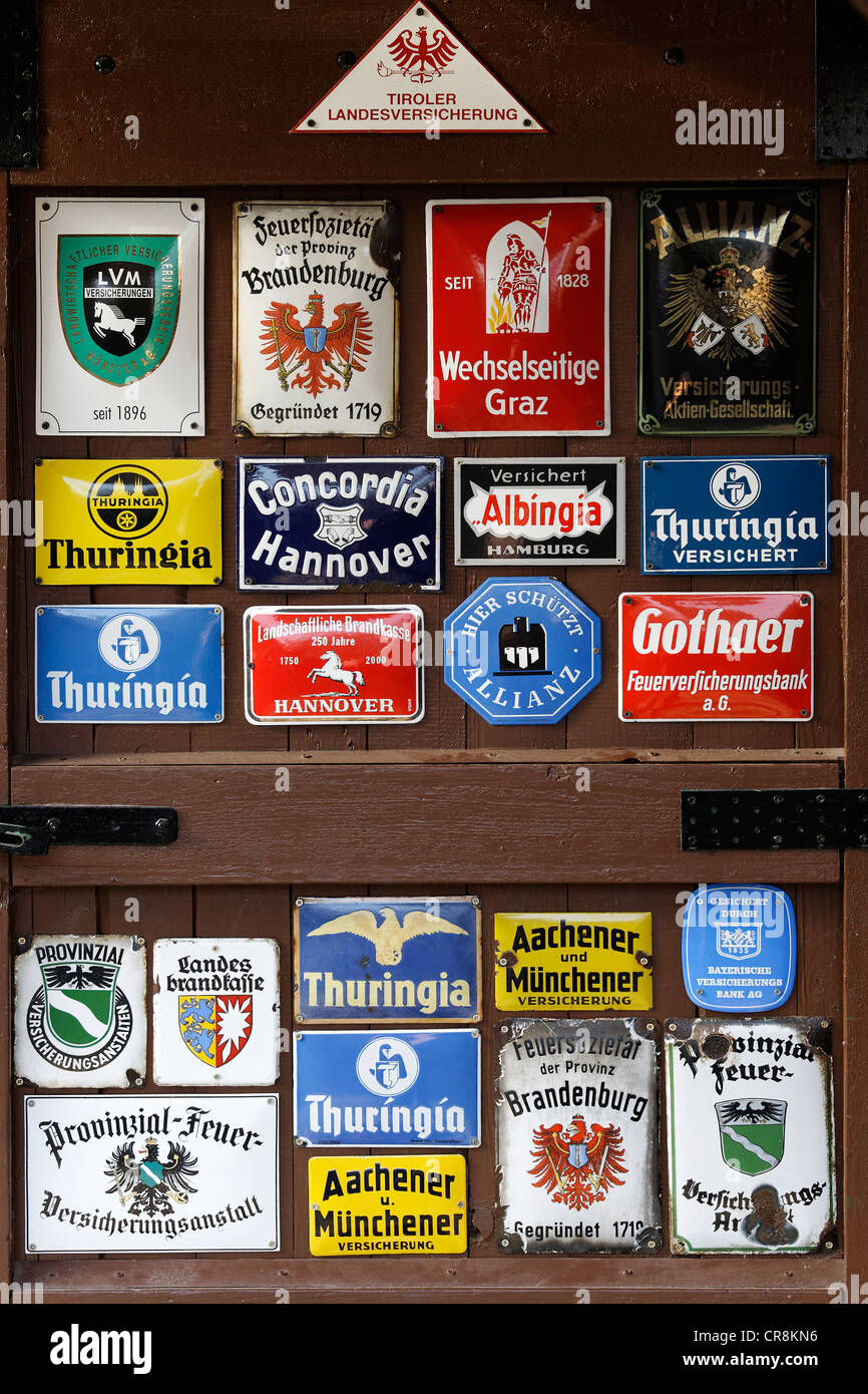 Different logos and emblems hi-res stock photography and images - Alamy