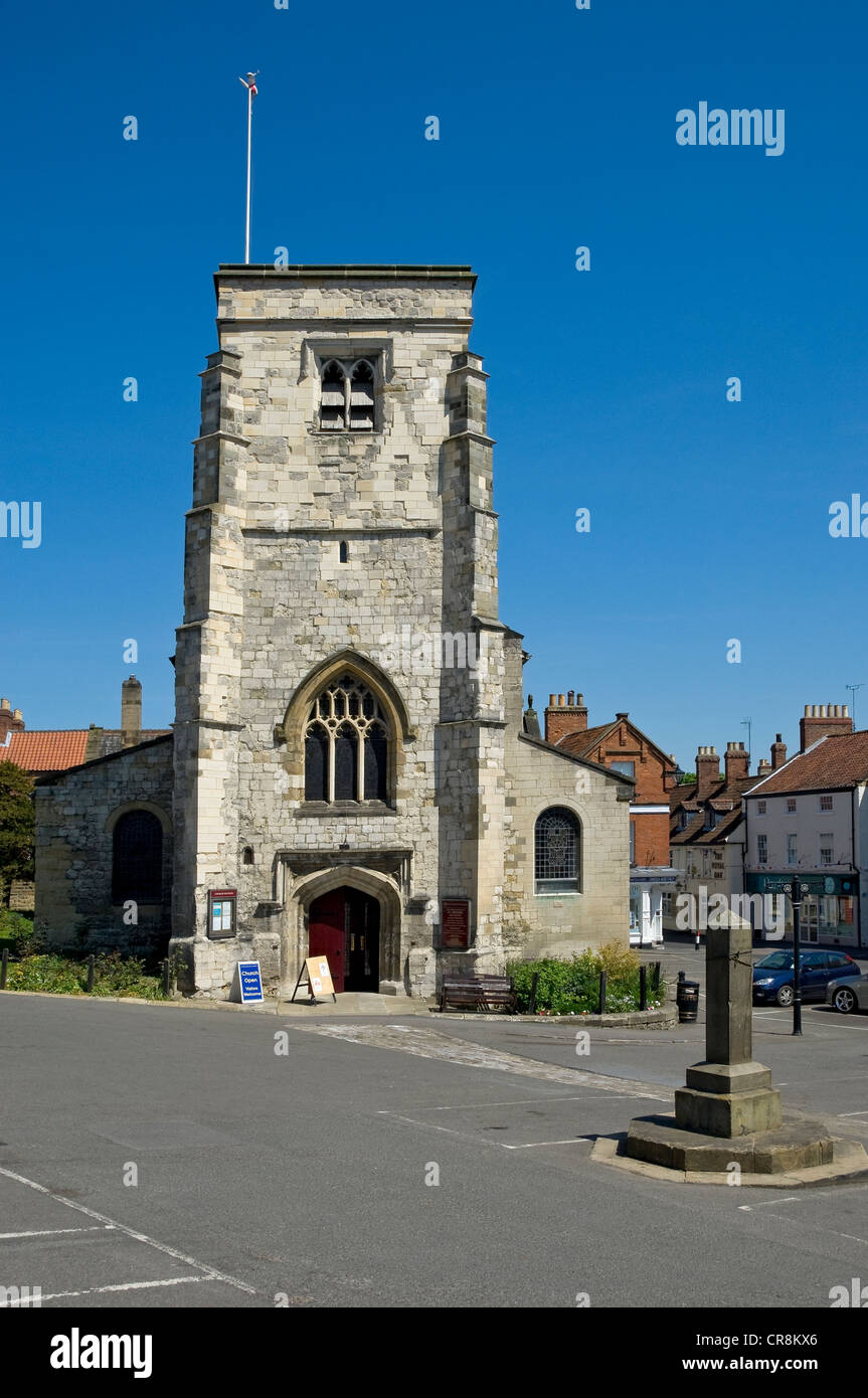 St Michael's Church in the town centre Market Place Malton North ...