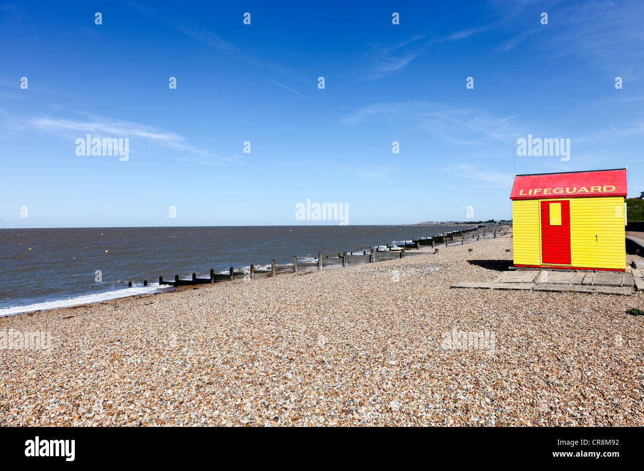 Lifeguard station whitstable kent uk hi-res stock photography and ...
