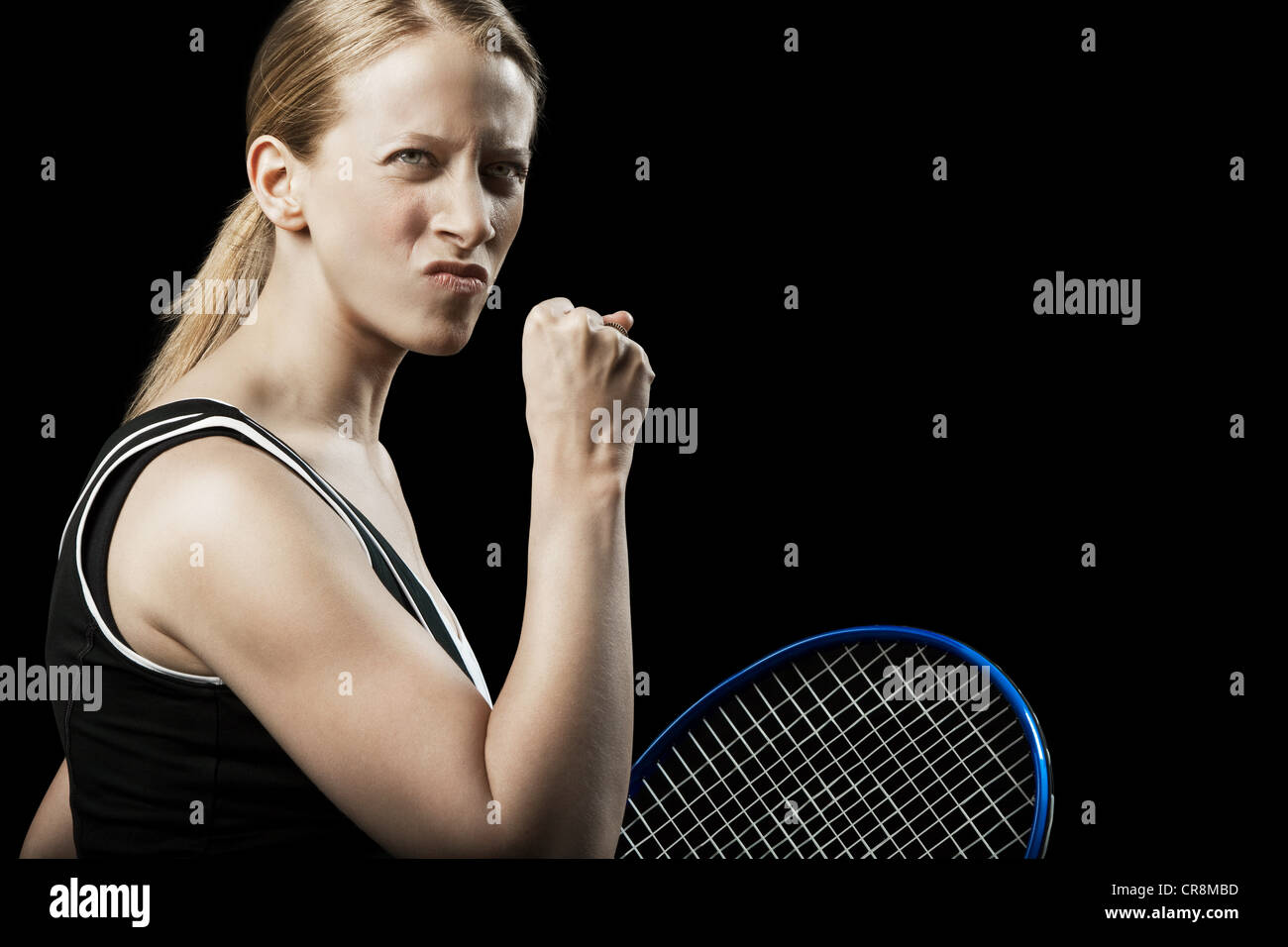 Fist punching on black hi-res stock photography and images - Alamy