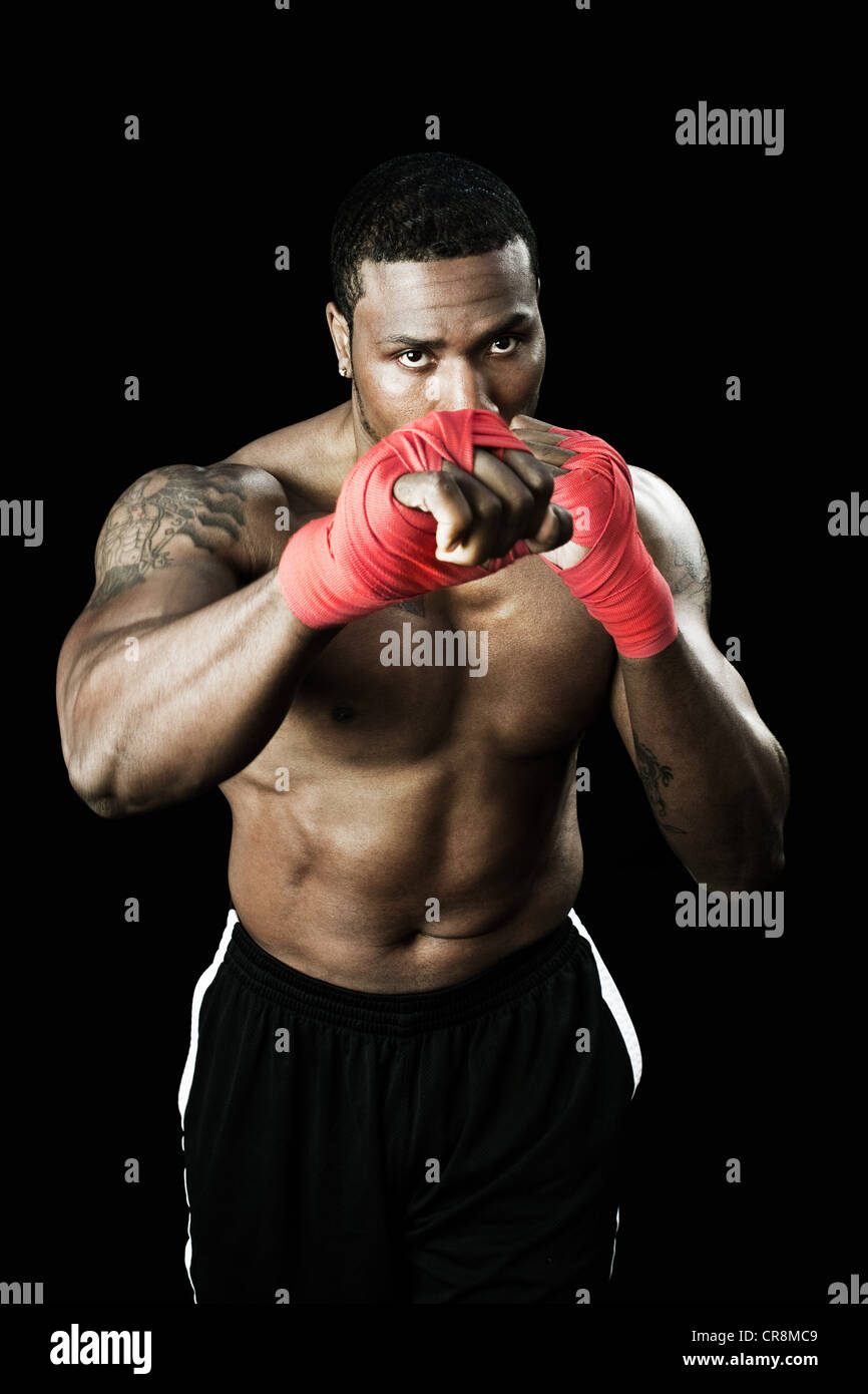 Boxer warming up Stock Photo - Alamy