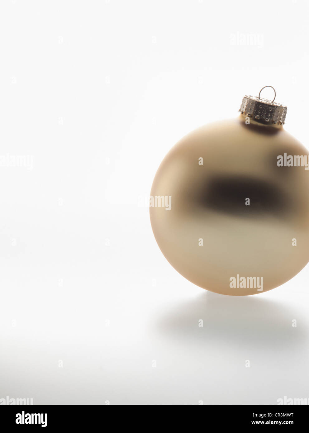 Single gold bauble Stock Photo - Alamy