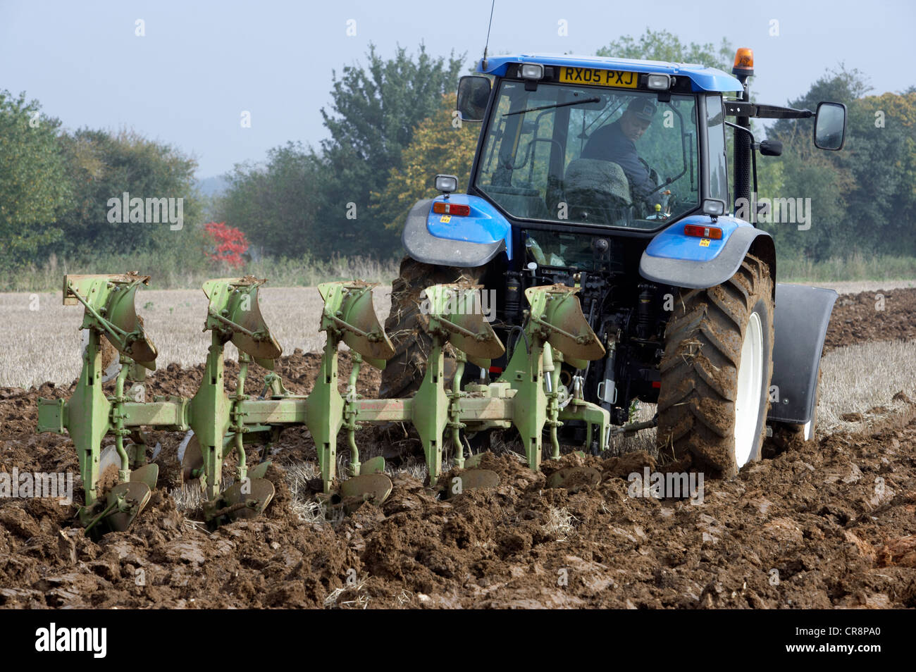 Tractor plough ploughing match hi-res stock photography and images - Alamy