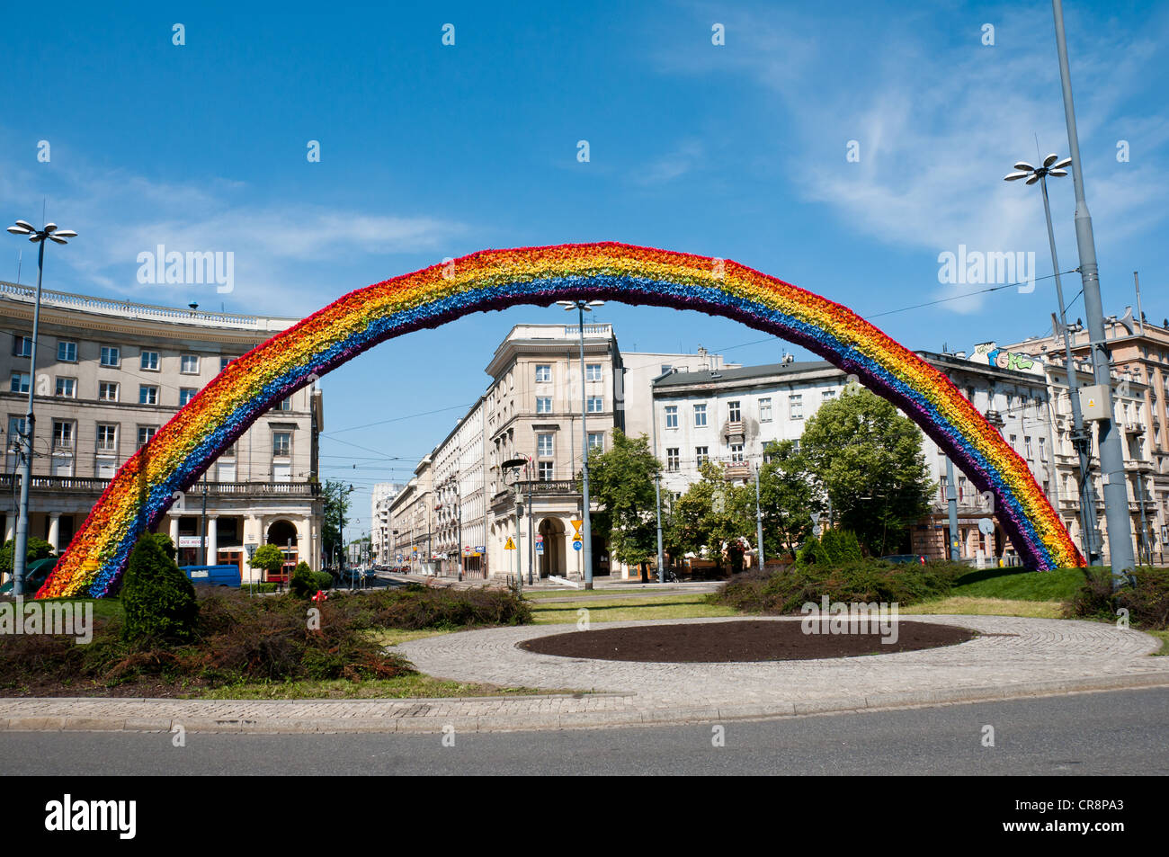 Rainbow - an interactive public installation conceptualized by Julita ...