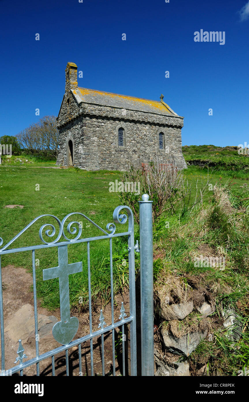 St. non's chapel wales hi-res stock photography and images - Alamy