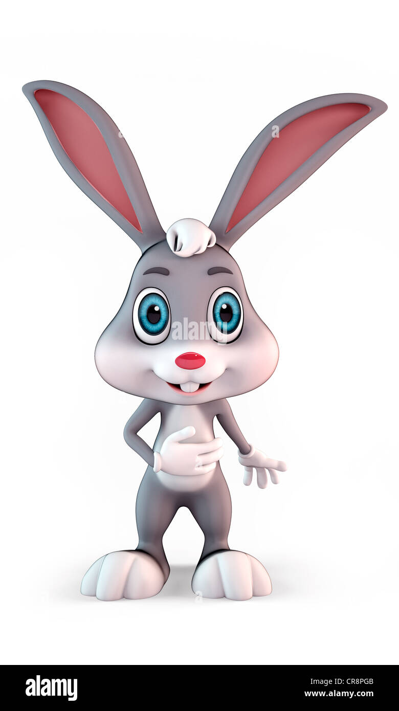 bunny isolated on white Stock Photo - Alamy
