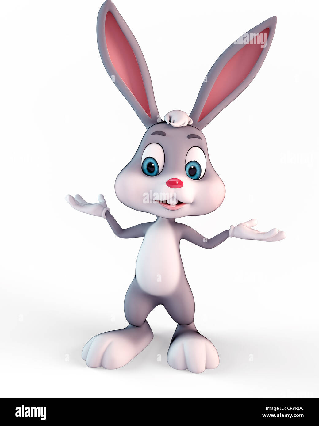 bunny isolated with white background Stock Photo - Alamy