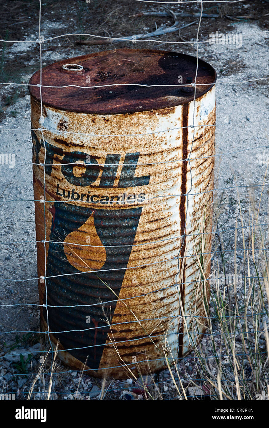 Old oil drum hi-res stock photography and images - Alamy
