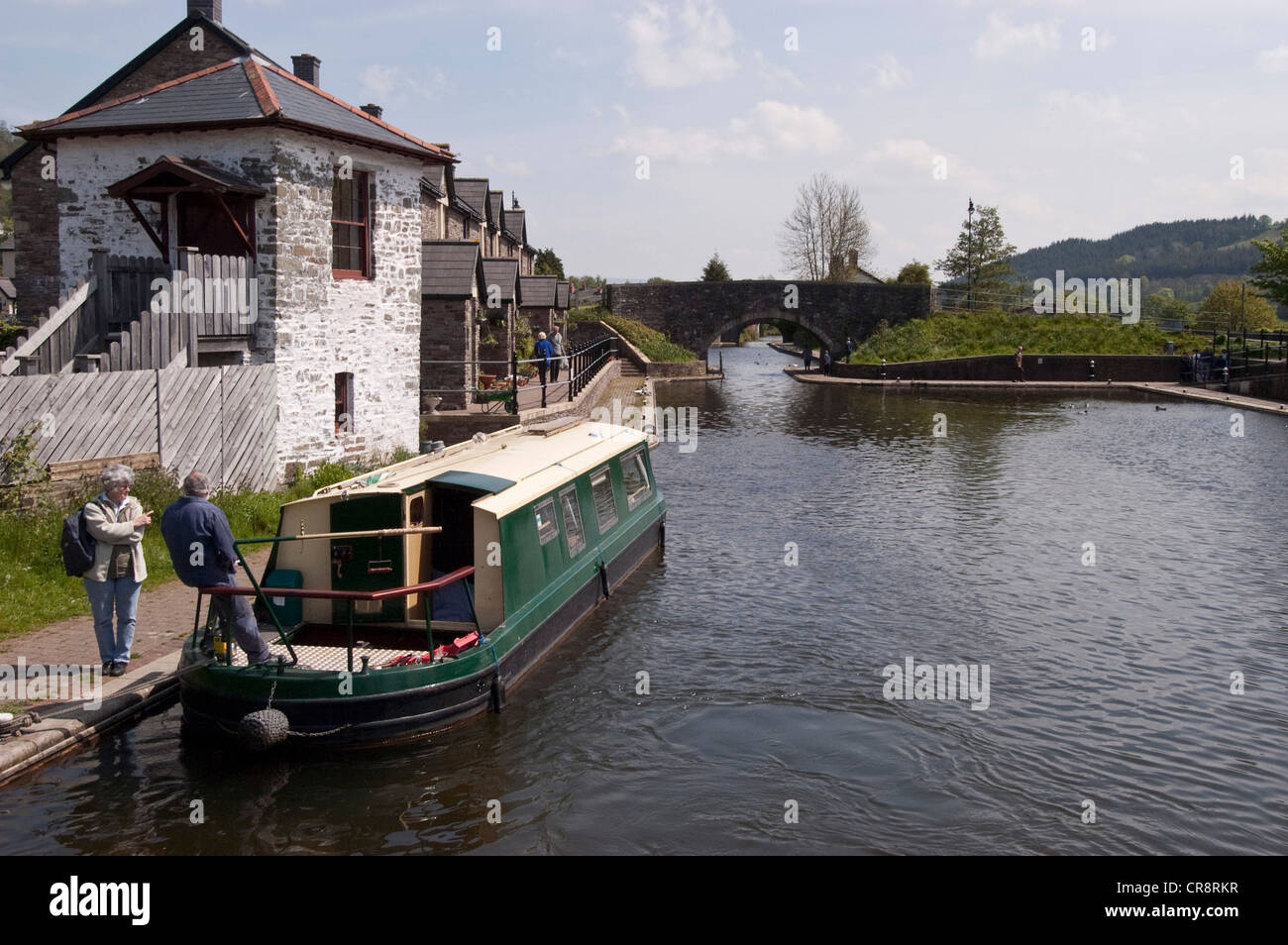 Brecon, Monmouthshire and Brecon Canal Basin Stock Photo - Alamy