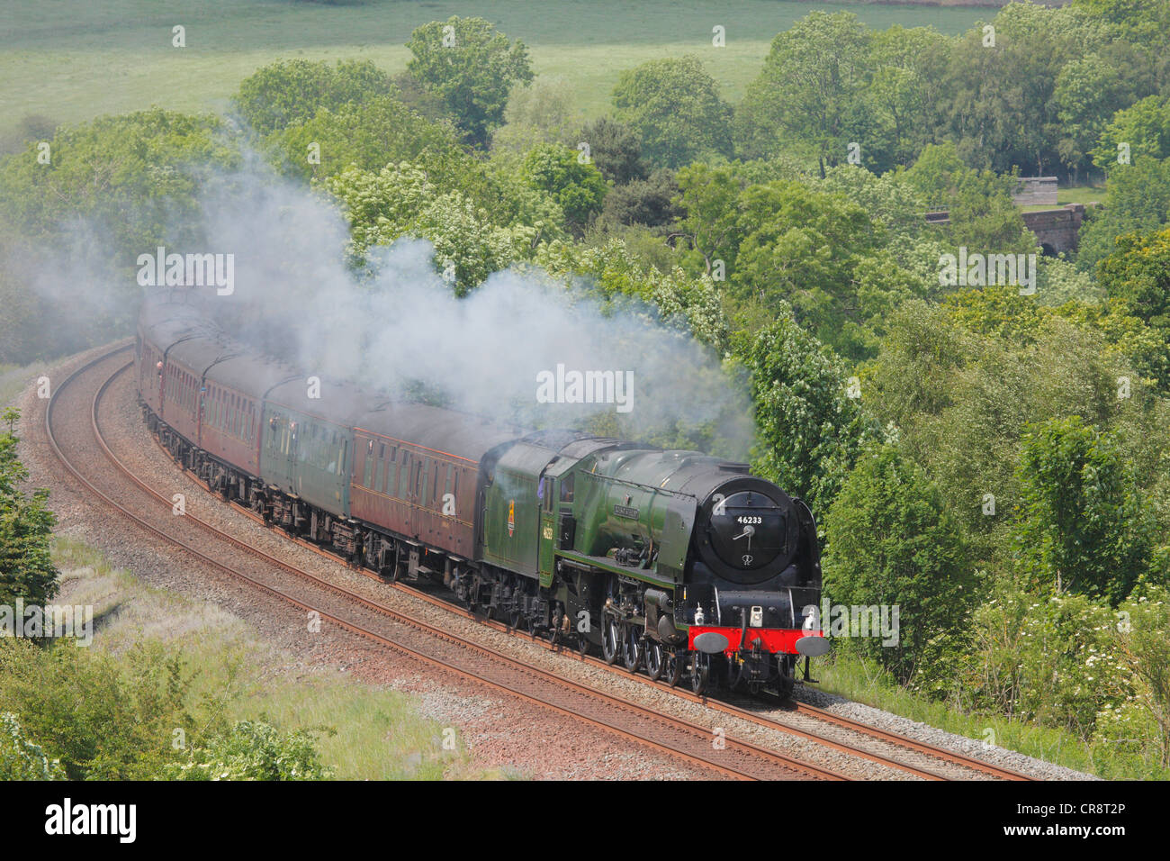 LMS Princess Coronation Class 6233 Duchess of Sutherland Steam train ...