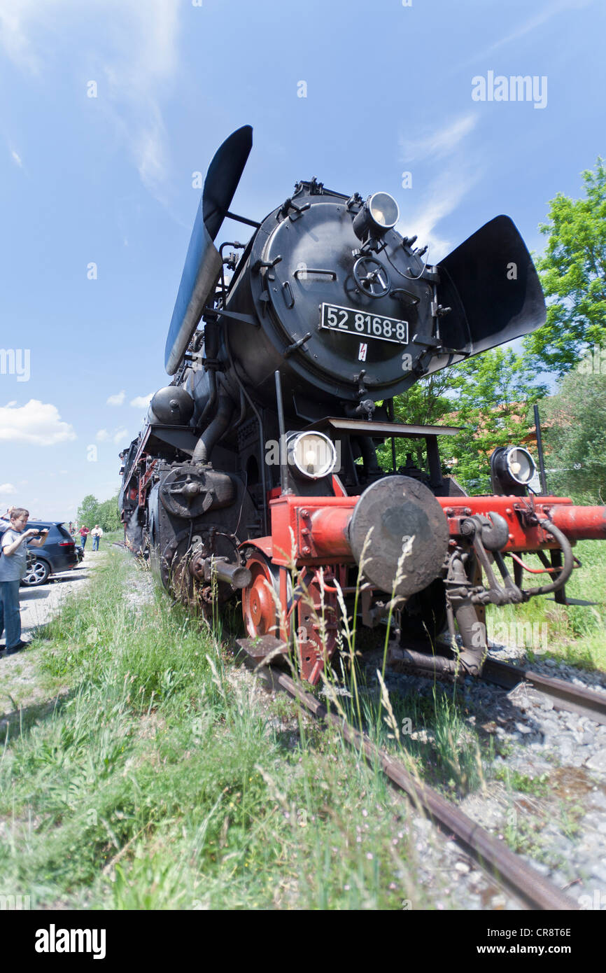 Steam locomotive, Class 52, express locomotive of Deutsche Reichsbahn ...