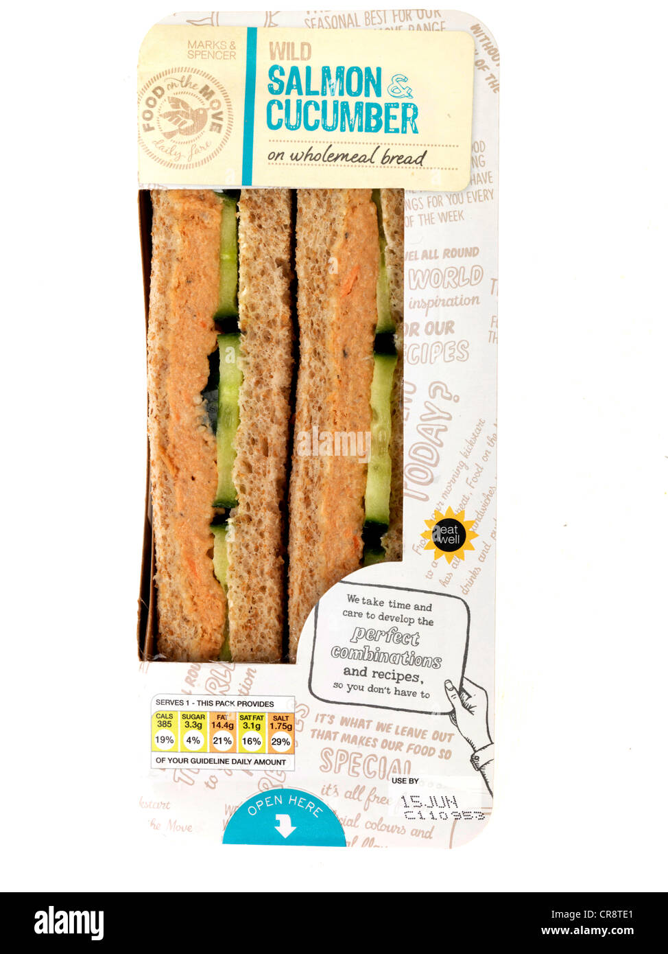 Salmon sandwich packet hi-res stock photography and images - Alamy