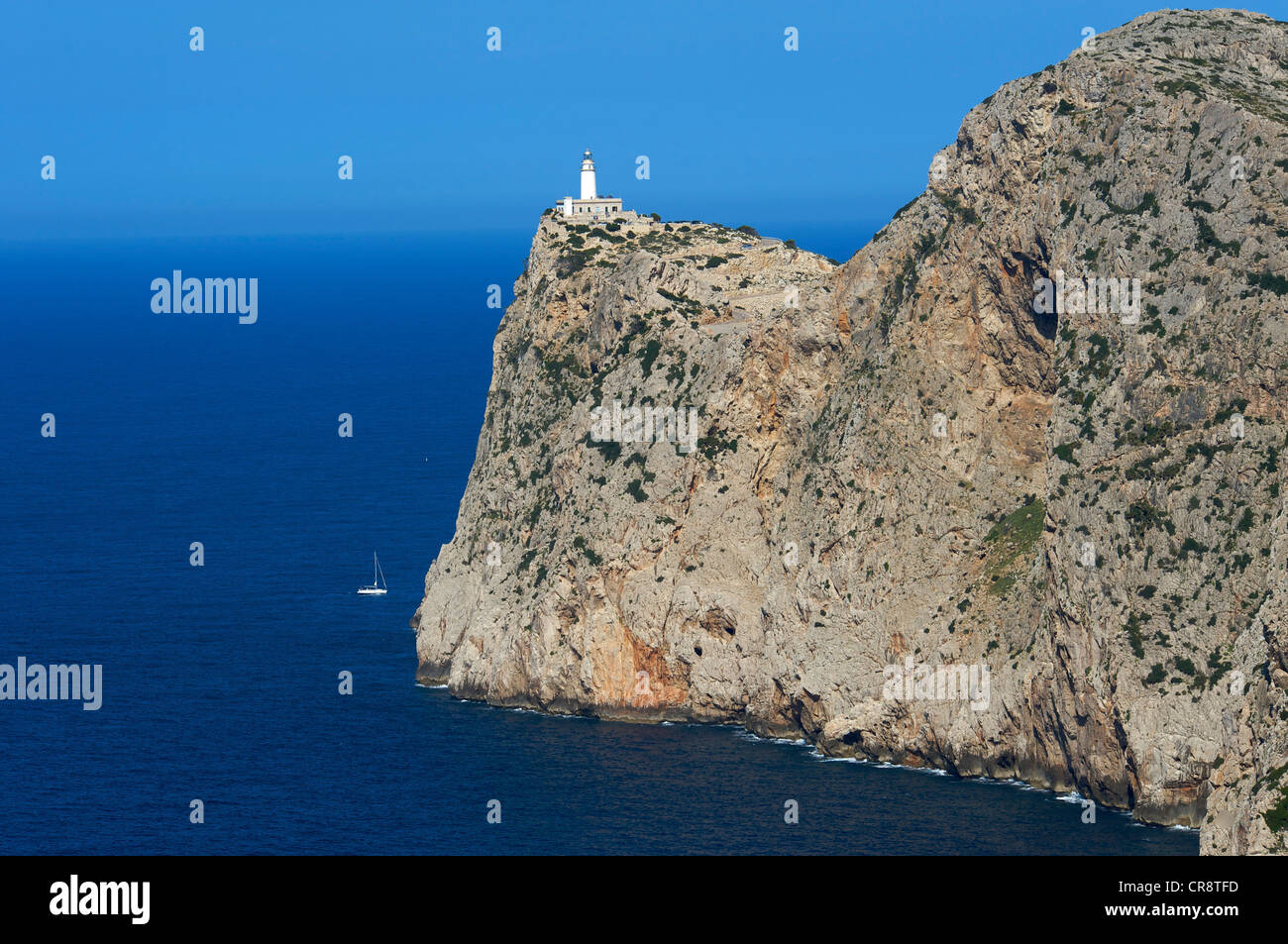 Lighthouse at Cap de Formentor, Majorca, Balearic Islands, Spain ...