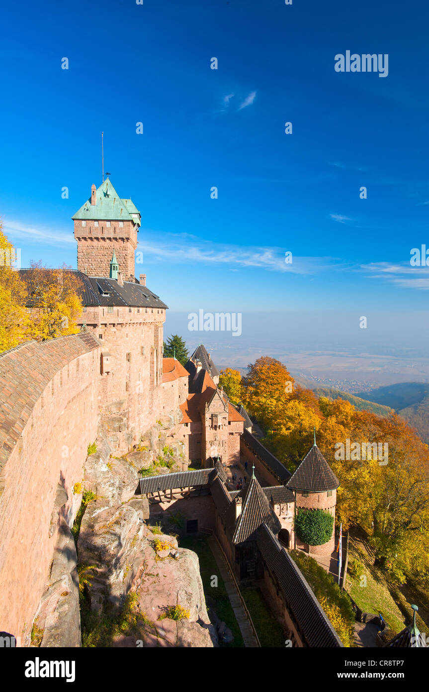 Haut-Koenigsbourg, castle, Alsace, France, Europe Stock Photo - Alamy