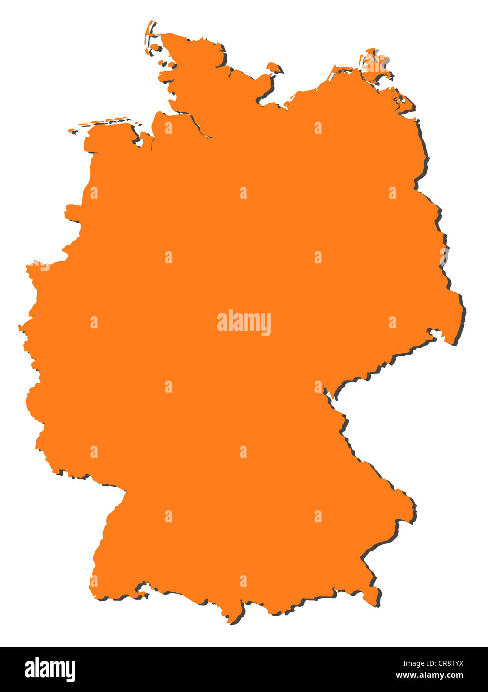 Political map europe countries german Cut Out Stock Images & Pictures ...