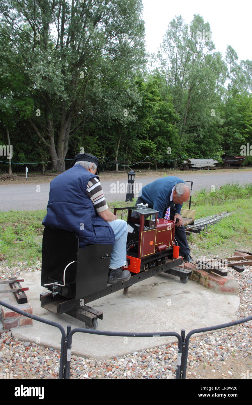 Bursledon Brickworks Miniature Railway Stock Photo - Alamy