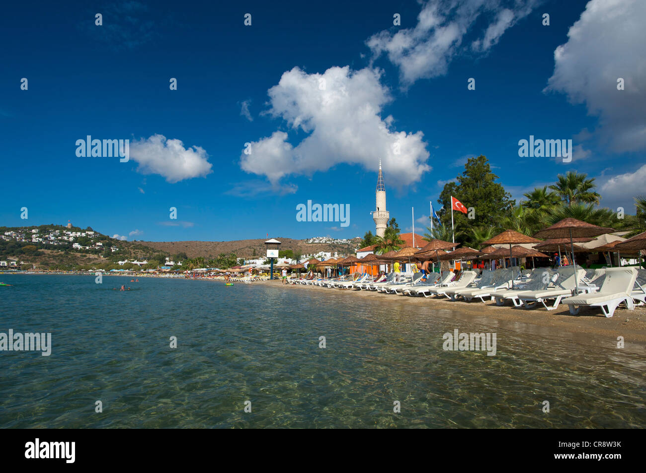 Beach and mosque of bitez hi-res stock photography and images - Alamy
