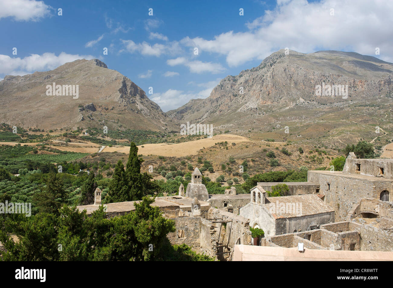 Moni Kato Preveli Monastery, Crete, Greece, Europe Stock Photo - Alamy