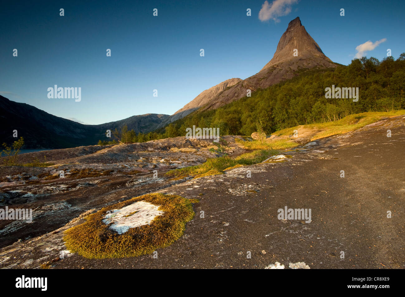 Stetind, Norway's national mountain, Tysfjord, Nordland, Norway, Europe ...