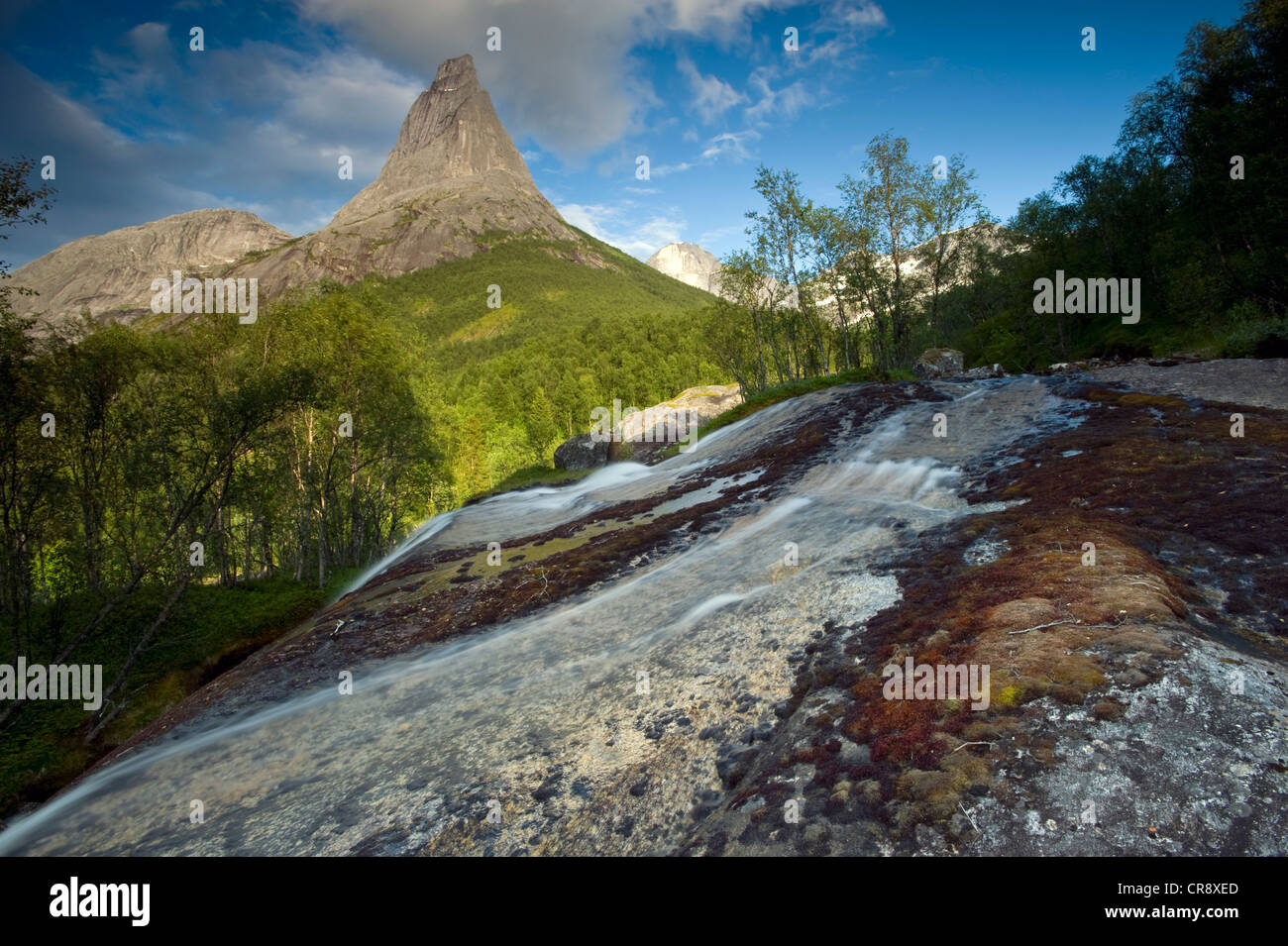 Stetind, Norway's national mountain, Tysfjord, Nordland, Norway, Europe ...