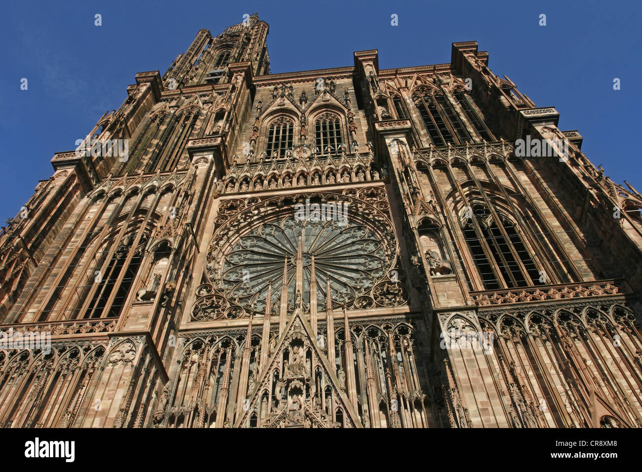 Strasbourg Cathedral, Notre Dame Cathedral, Gothic church facade ...