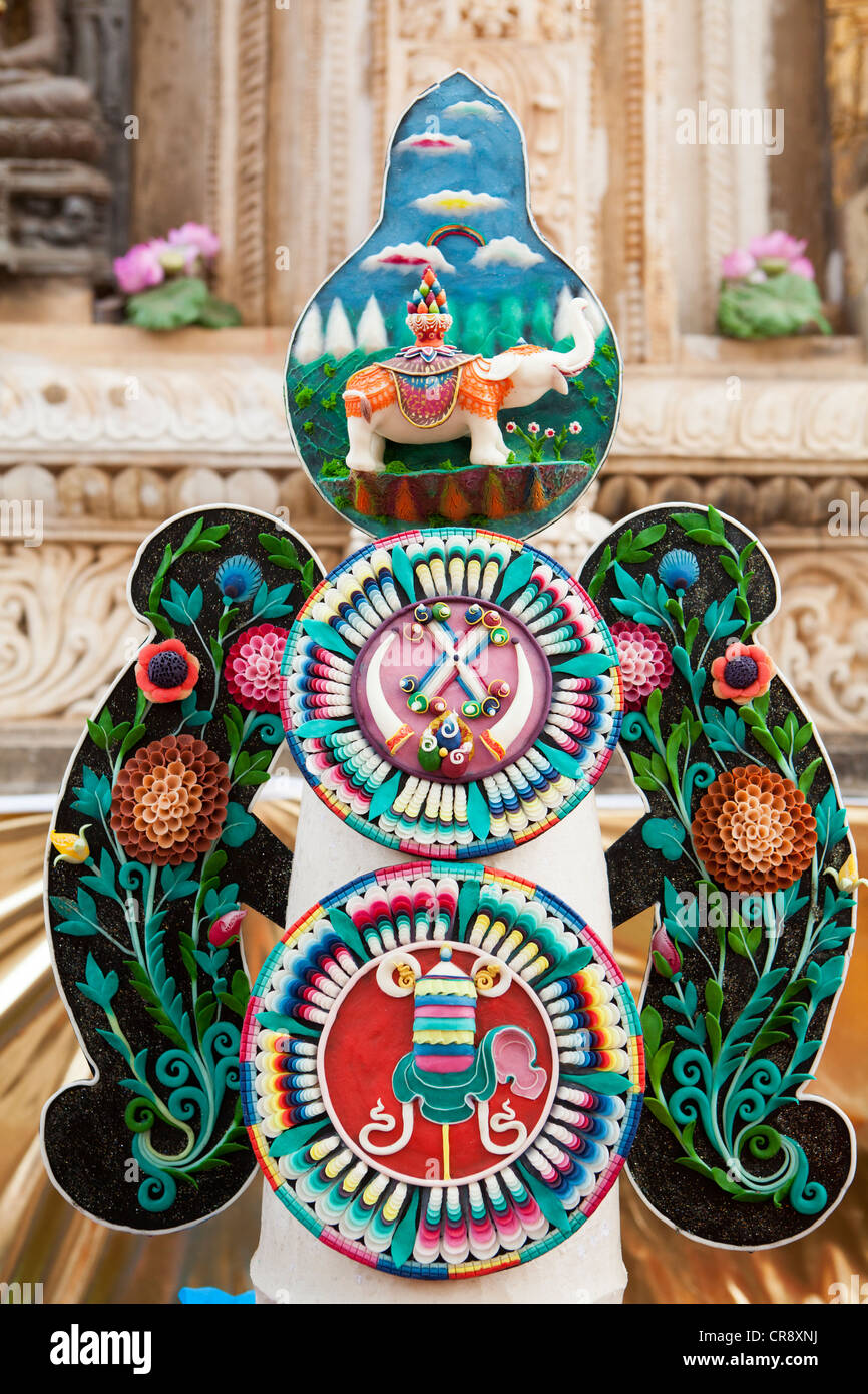 Torma are made flour and butter for Tibetan Buddhism. Mahabodhi Temple ...