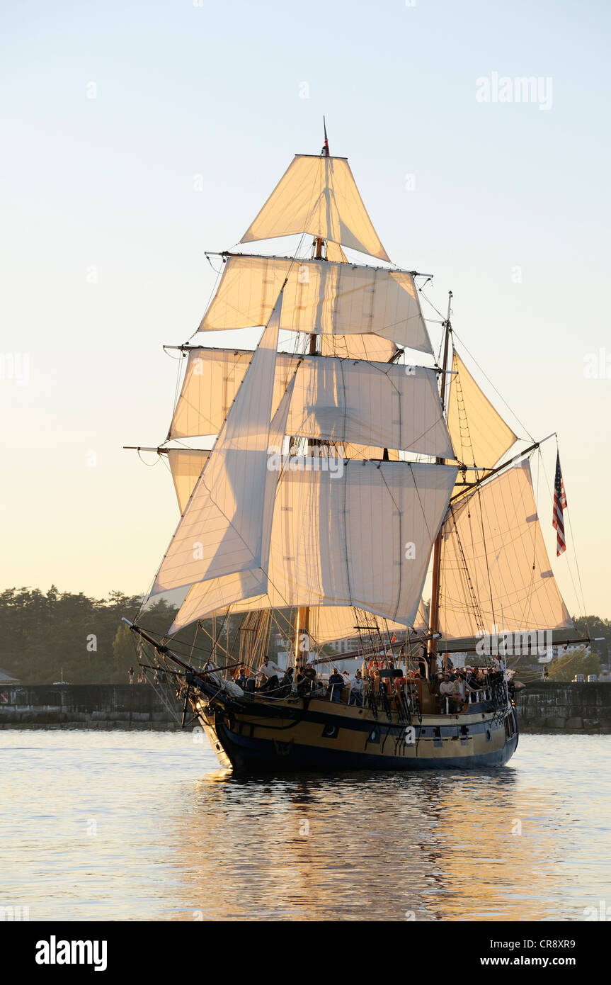 Topsail ketch Hawaiian Chieftain, Victoria, Vancouver Island, British ...