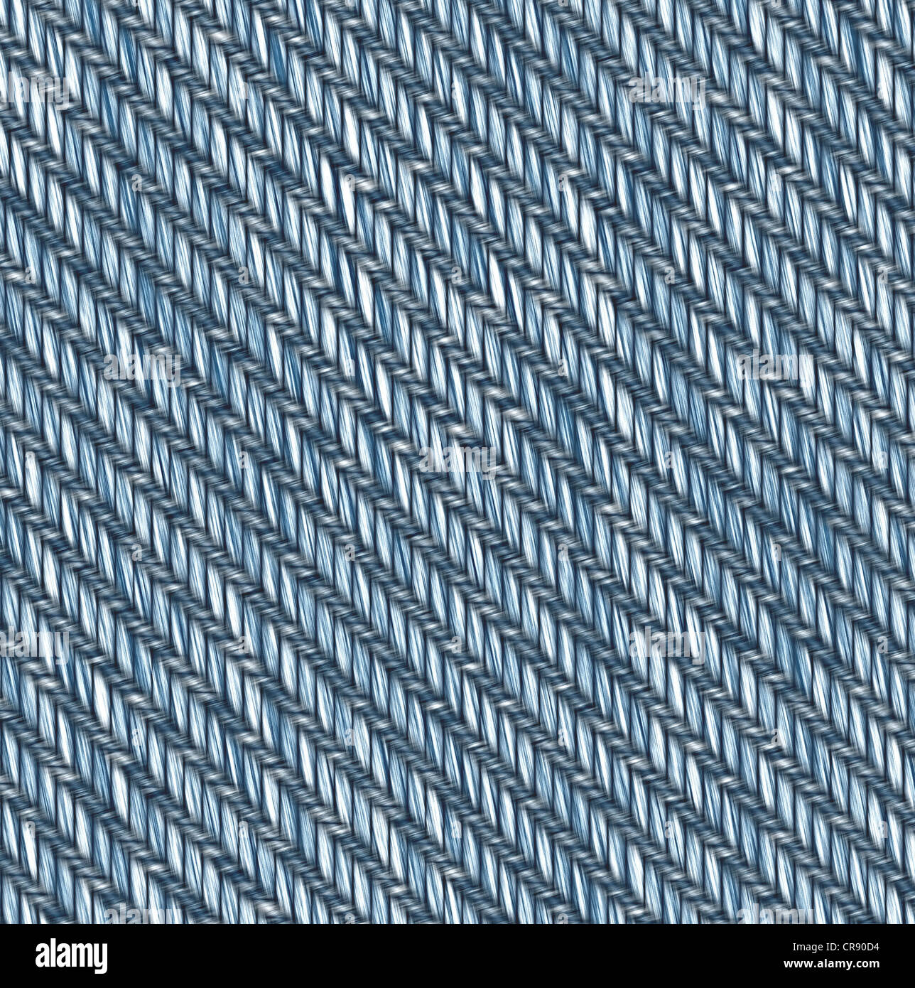 Illustration of jean fabric with blue and white thread Stock Photo - Alamy