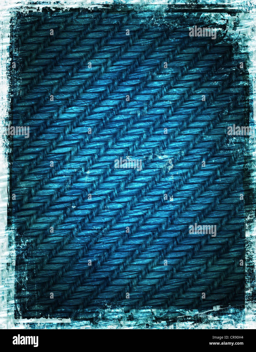 Illustration of jean fabric with blue and white thread Stock Photo - Alamy