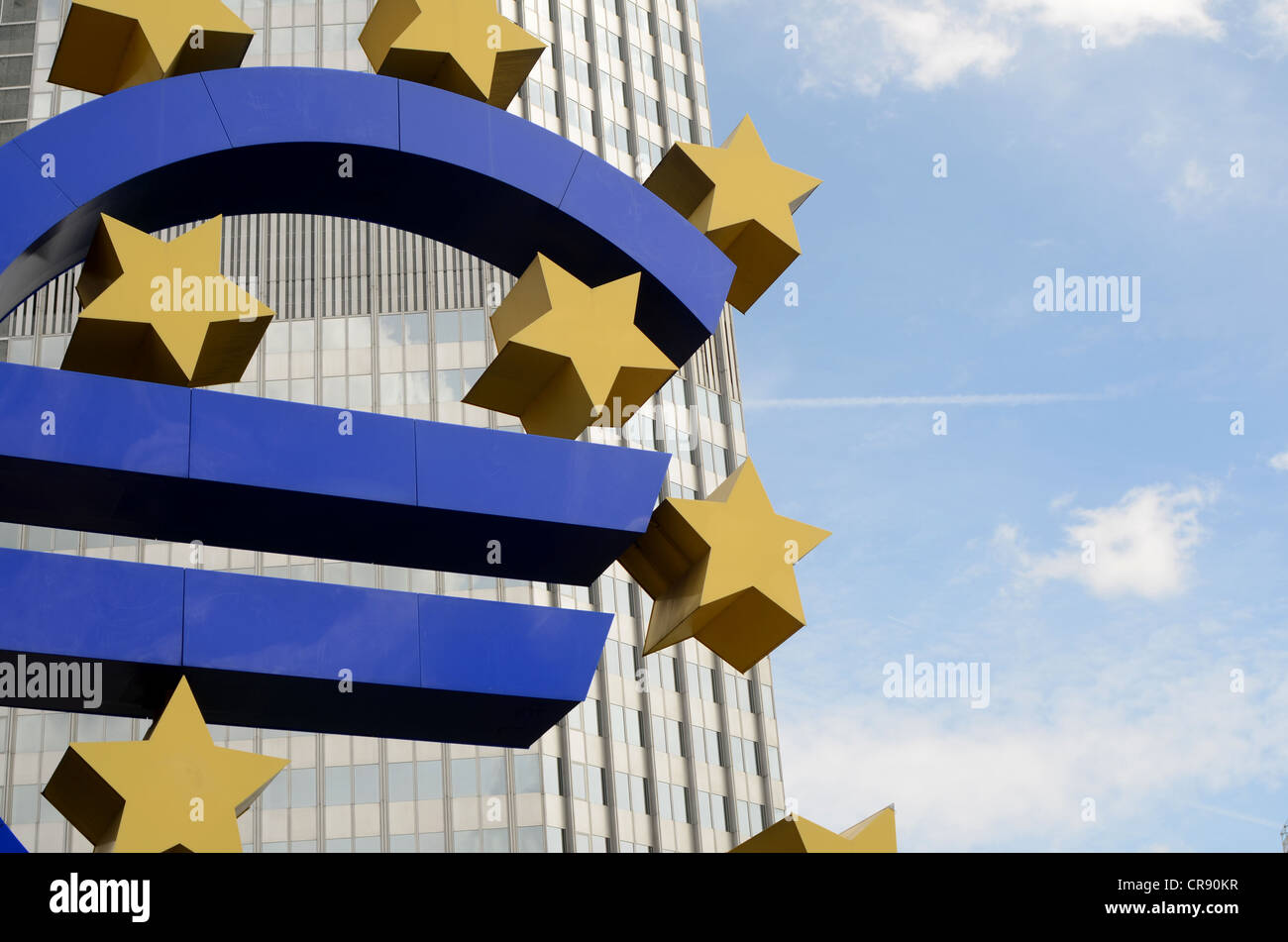 The Building of European Central Bank with the Sign of Euro in ...
