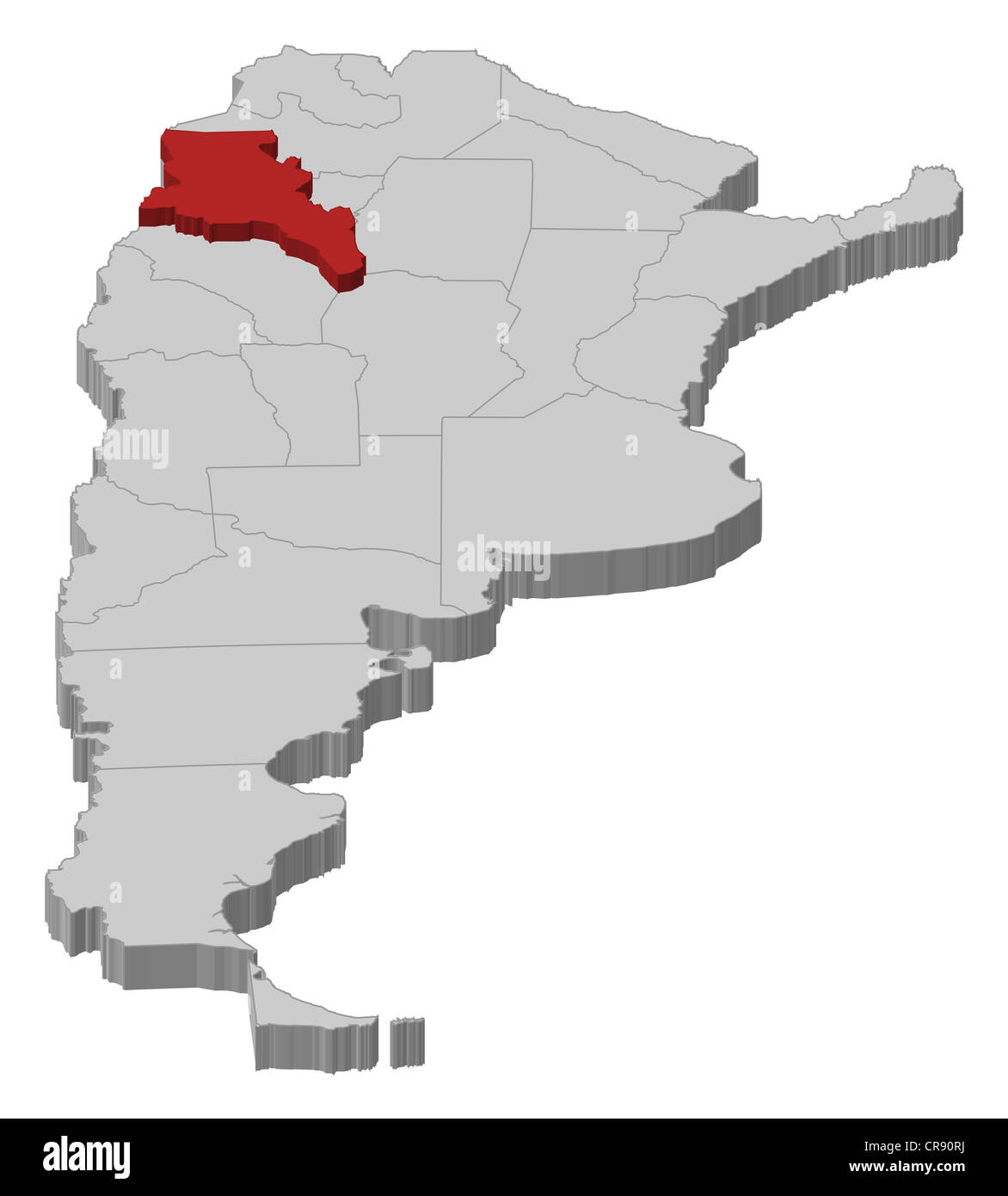 Catamarca map vector hi-res stock photography and images - Alamy