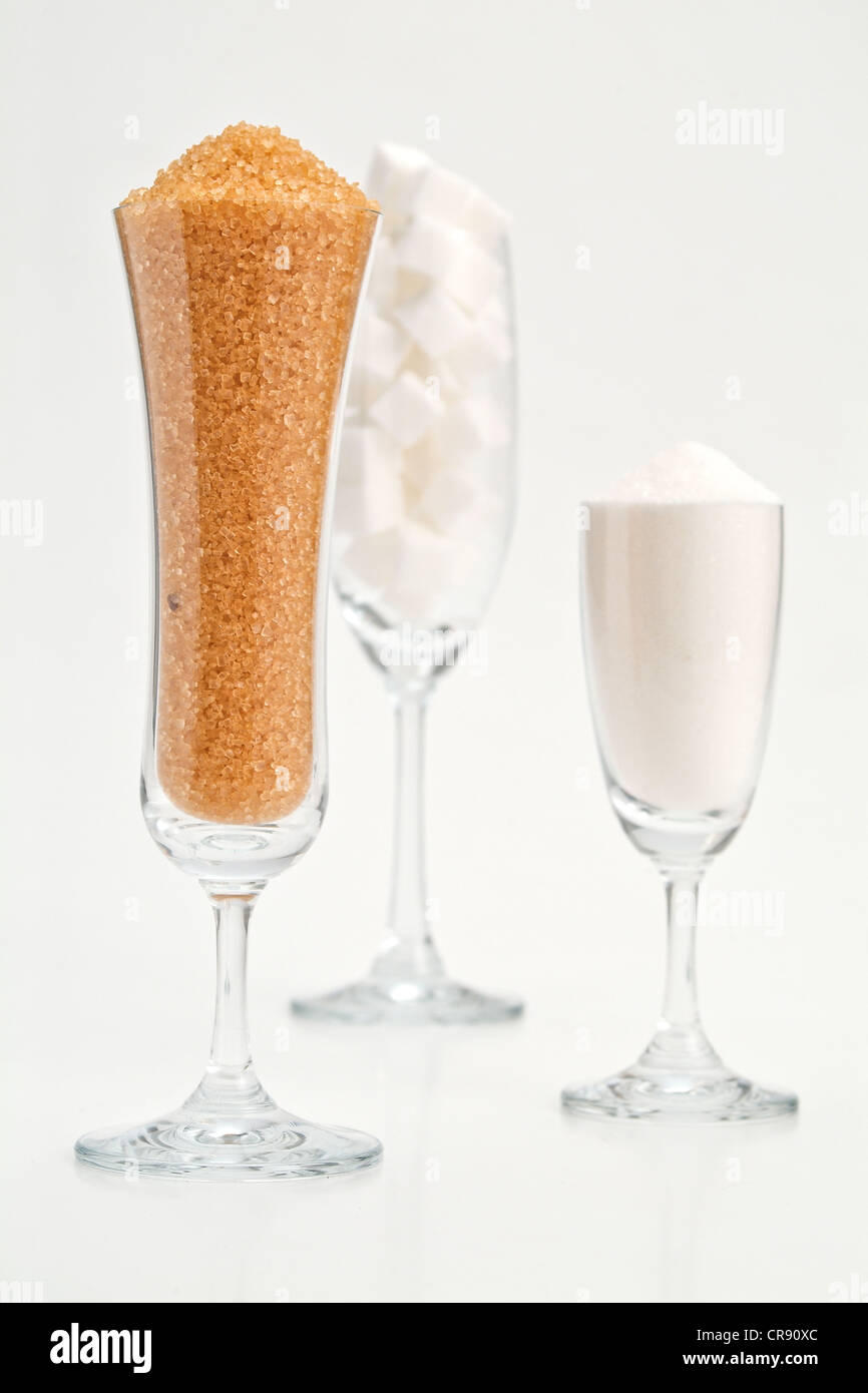 Refined sugar in glass hi-res stock photography and images - Alamy