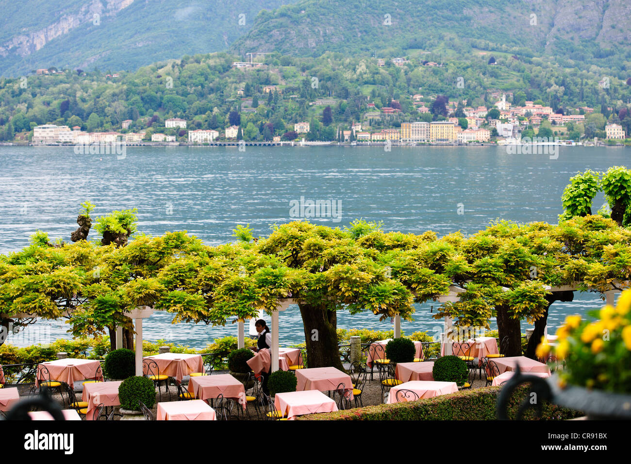 Bellagio,Lake Crossing,Hotels,Restaurants on the front,Back streets ...