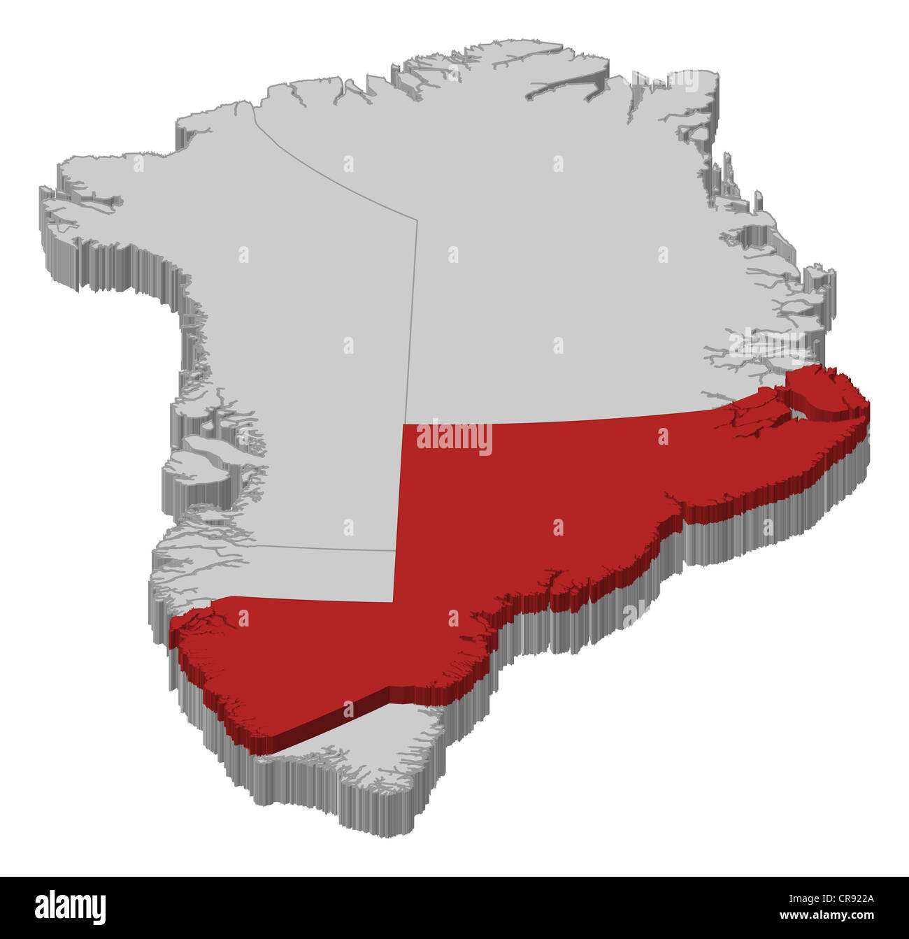 Political map of Austria with the several municipalities where ...