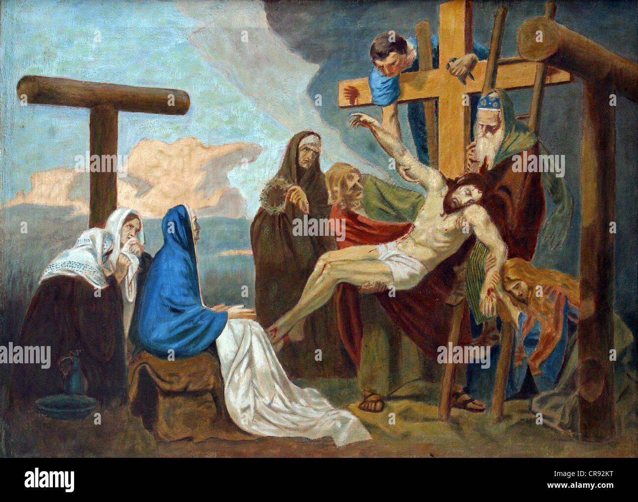 13th station of the cross hi-res stock photography and images - Alamy