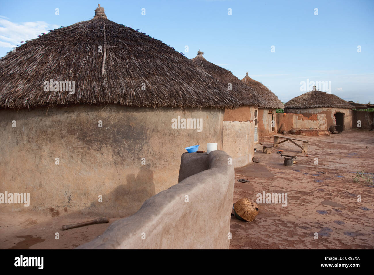Ghana house roof hi-res stock photography and images - Alamy