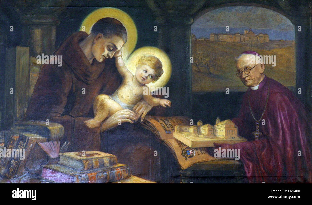 Saint Anthony of Padua Stock Photo - Alamy