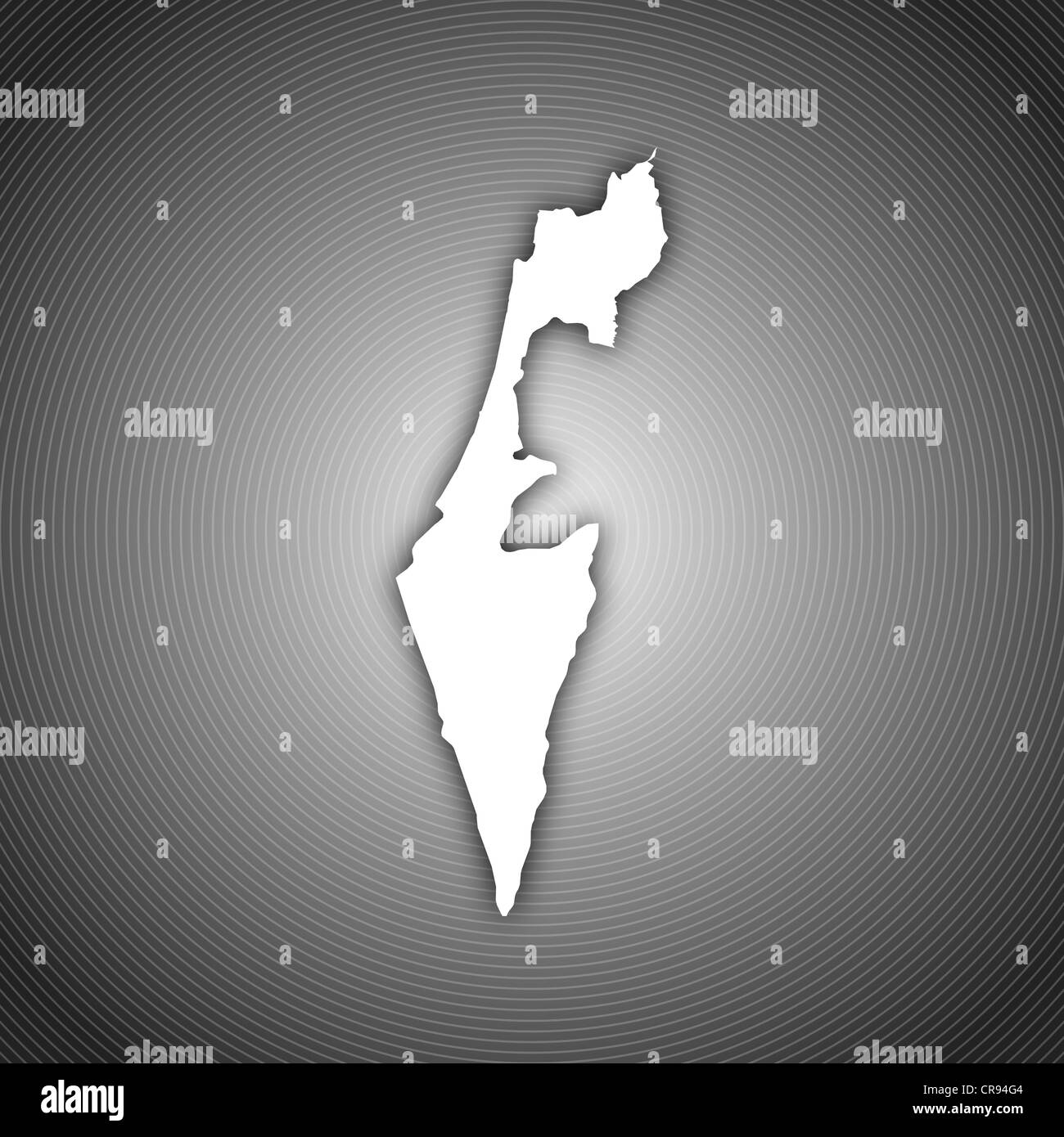 Political map of Israel with the several districts Stock Photo - Alamy