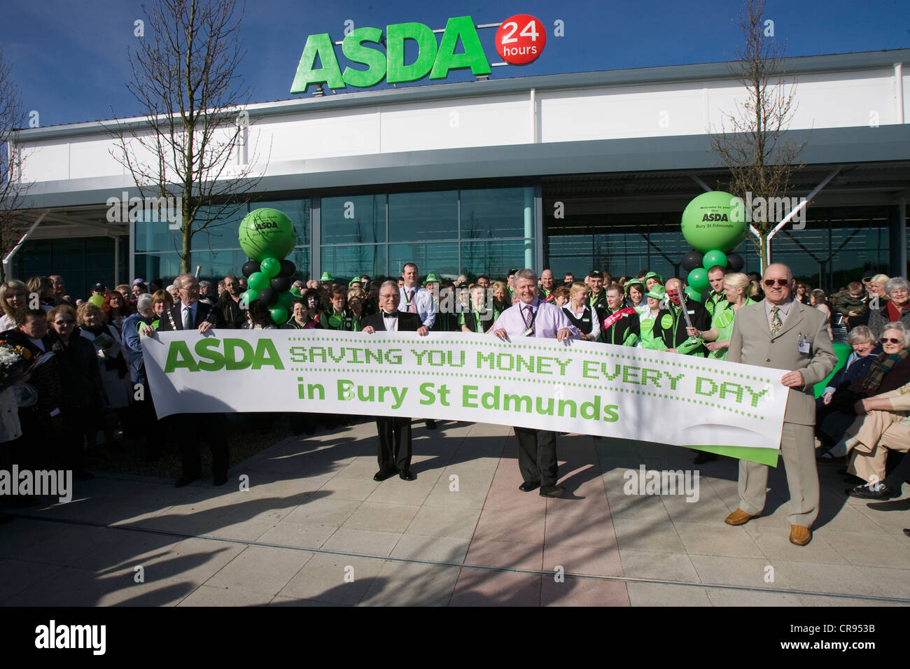 ASDA Store Opening in Bury St Edmunds, Suffolk Stock Photo - Alamy